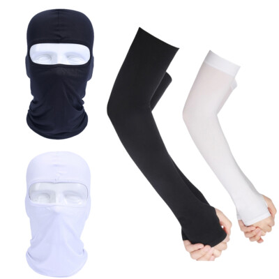 Face Masks Biker Sports Arm Sleeves Fishing Balaclava Face Cover for ...