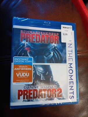 Predator & Predator 2 Double Feature Blu-ray Schwarzenegger Fast ...