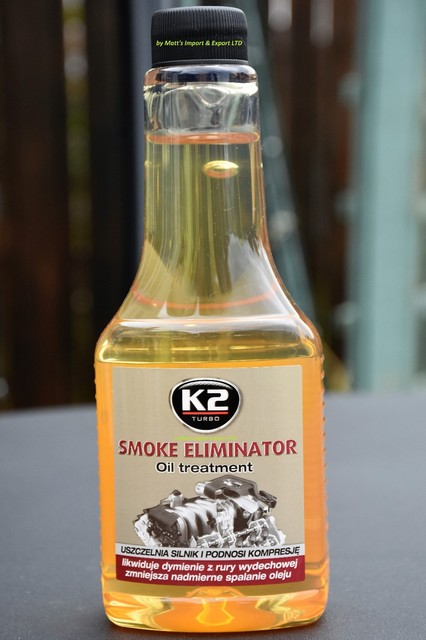 K2 Turbo Smoke Eliminator Oil Treatment Additive Cleans Seals Protects ...