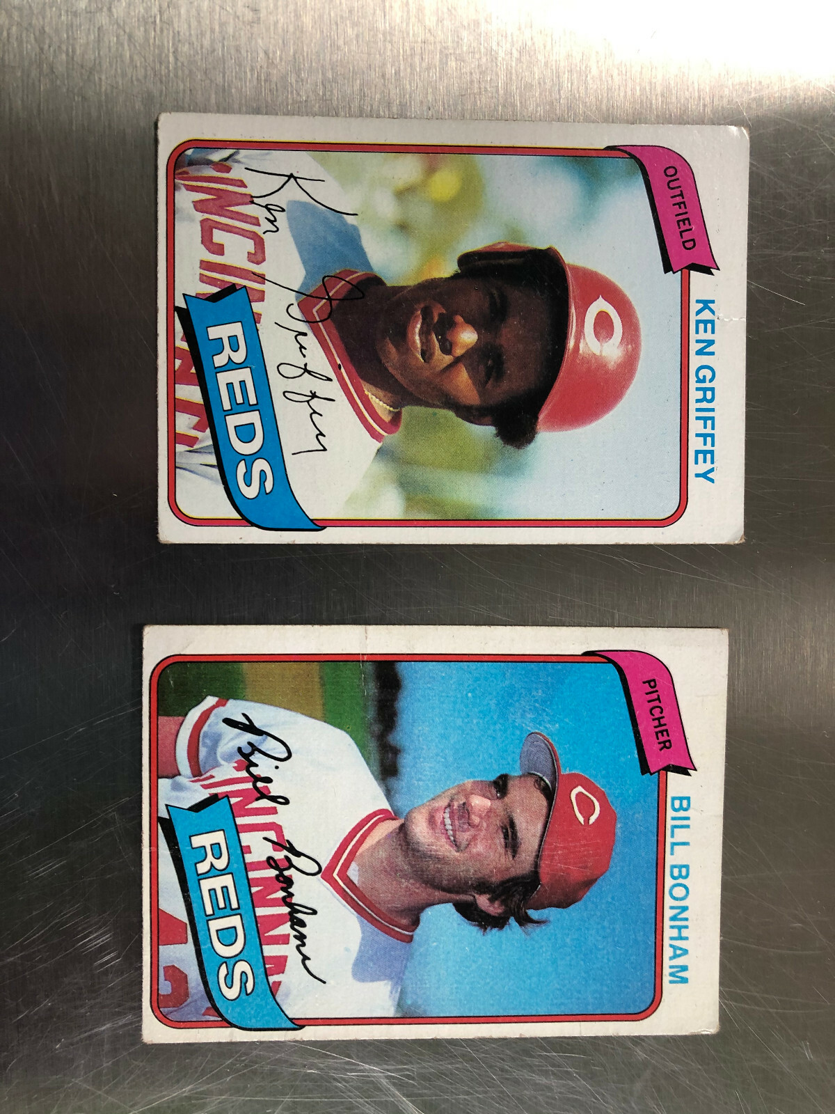 Vintage Lot of 2 Topps 1980 Cincinnatti Reds Baseball Card | eBay