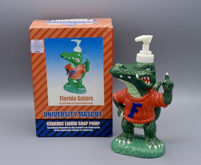 2003 Slavic Treasures Florida Gators Mascot Soap Pump Dispenser NEVER ...