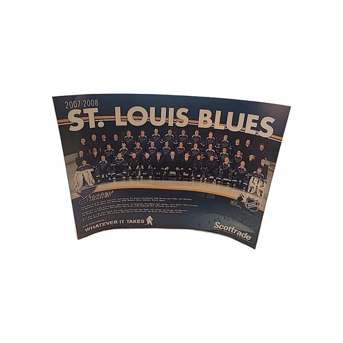 St. Louis Blues NHL 2007-2008 Vintage Team Poster 18" x 24" | eBay