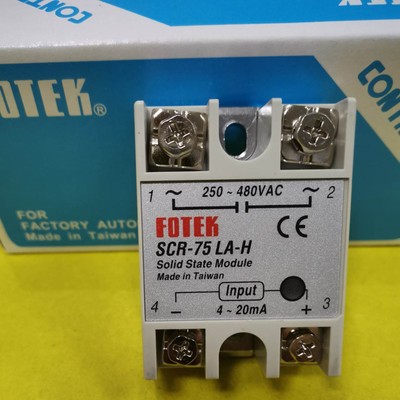 New For FOTEK SCR-75LA-H Solid state relay | eBay