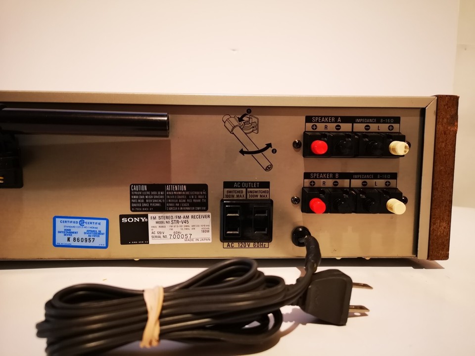 SONY FM Stereo/FM-AM Receiver STR-V45 | eBay