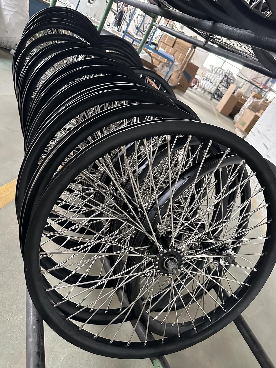 Heavy Duty 26" Bicycle Wheel Set, Double Layer Alum Alloy 10G 36 Spokes ...