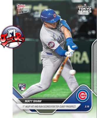Matt Shaw 2025 MLB TOPPS NOW 6 First MLB Hit and Run Scored | eBay