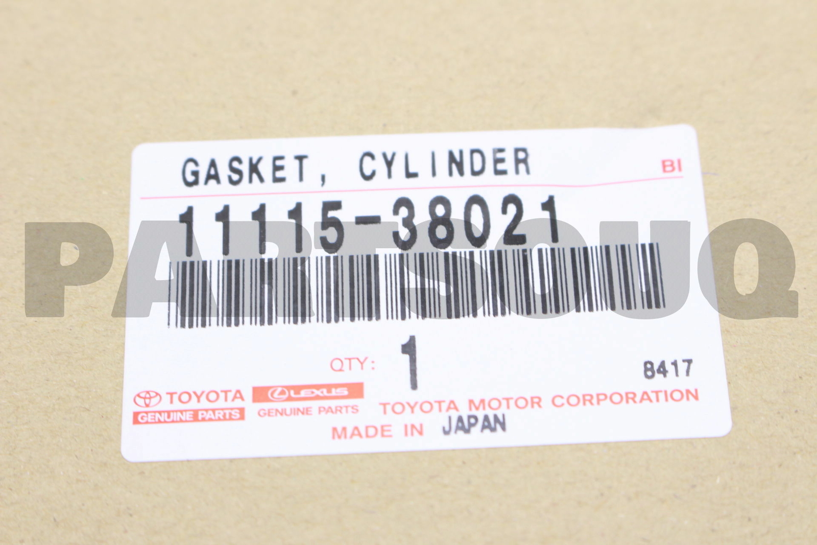 1111538021 Genuine Toyota GASKET CYLINDER 11115-38021 | eBay UK