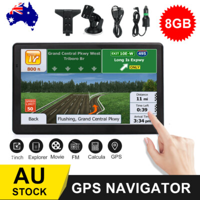 7 Inch Portable Truck Car GPS Navigation Lifetime Free AU Map Updates ...