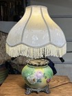 Vintage Success Electrified Oil Parlor Lamp & Victorian Fringe Shade ...