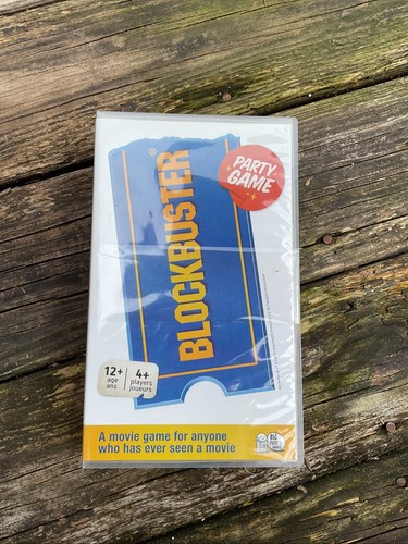 Blockbuster Party Game New + Sealed Card Packs Never Used. Retro VHS ...