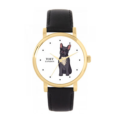 Toff London TLWS-93771 Ladies Grey French Bulldog Watch | eBay
