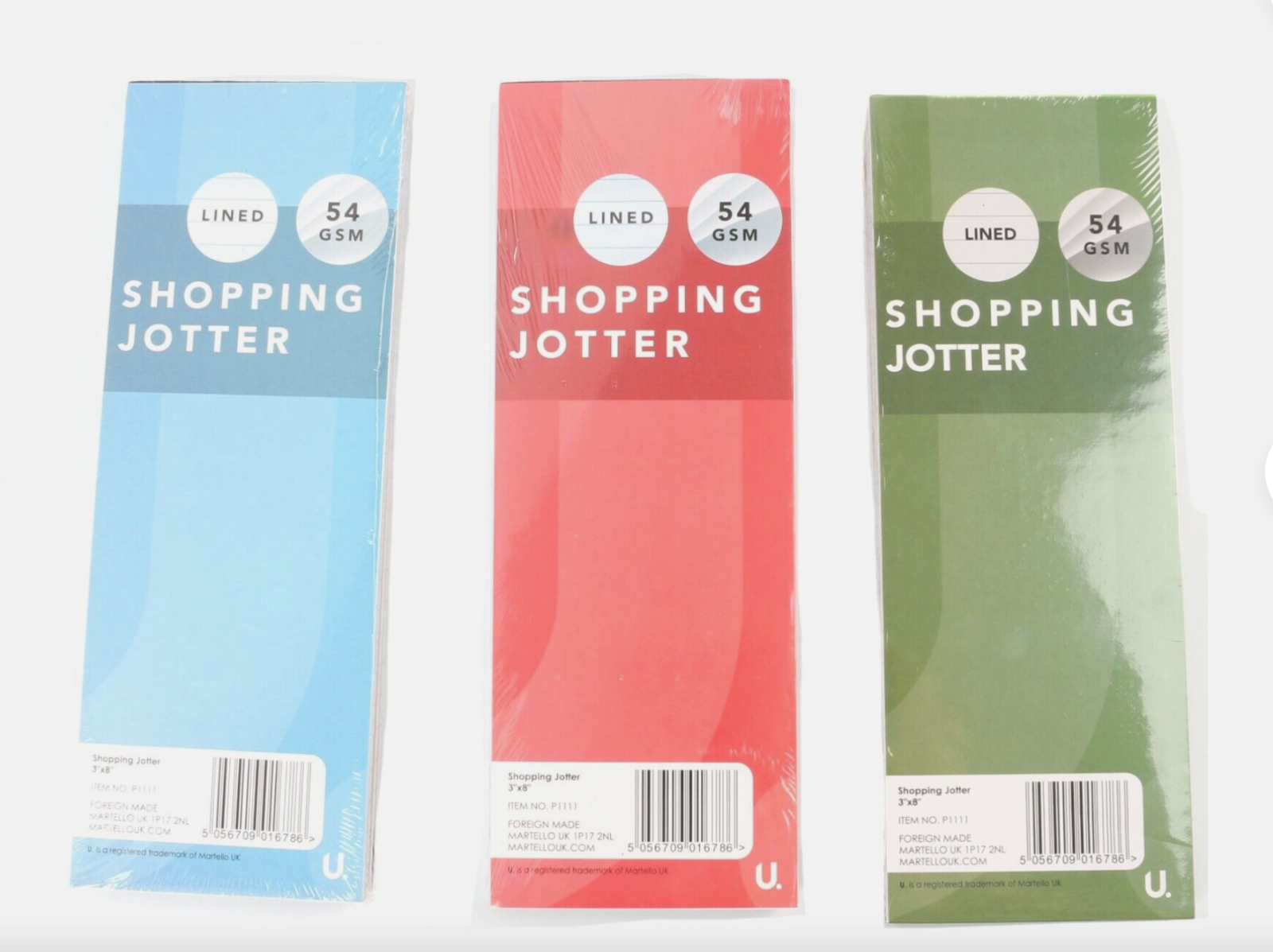 Shopping Jotter List Making Memo Pad Lined Notepad Ruled Paper Notes ...