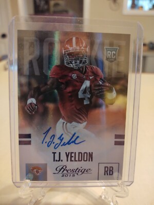 TJ Yeldon 2015 Panini Prestige Rookie Autograph Reflector | eBay