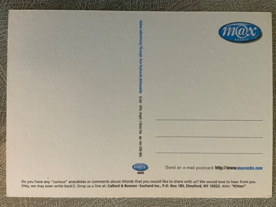 Max Racks Pleasure in Pain The Curiously Strong Mints Altoids Ad ...