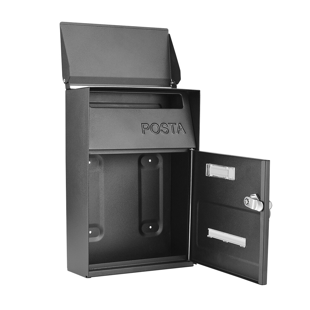 Galvanized Steel Lockable Parcel Delivery Secure Dropbox Outdoor Letter ...