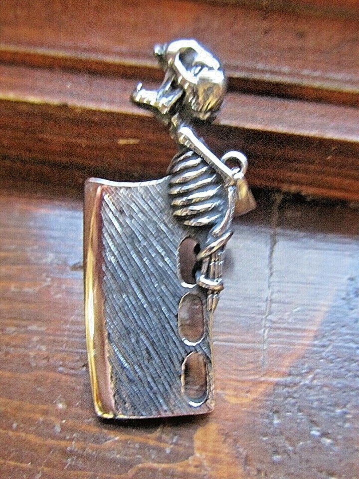 Dead Man Meat-Cleaver Stainless Steel Skeleton Skull Death's Head ...