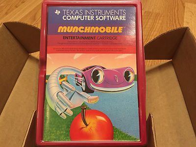 MUNCHMOBILE (Munch Mobile) Texas Instruments TI 99/4a Computer NEW CASE ...