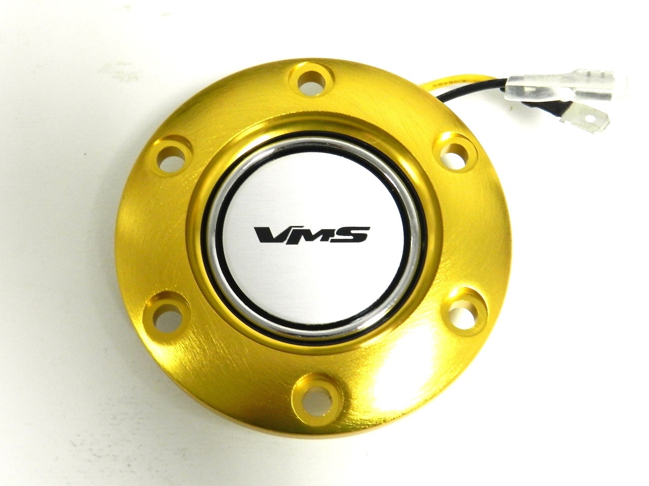 VMS RACING GOLD STEERING WHEEL RING & HORN BUTTON SL E | eBay