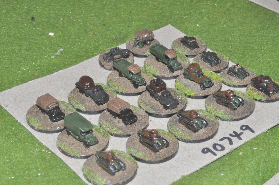 6mm WW1 / generic - mixed 5 tanks 12 misc - vehicles (90749) | eBay