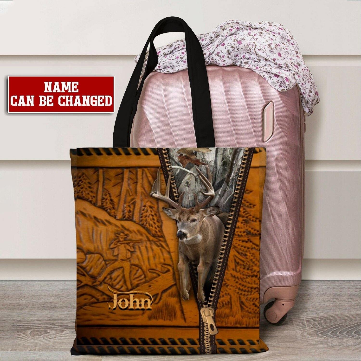 Personalized Deer Hunting Tote Bag, Shoulder Bag | eBay