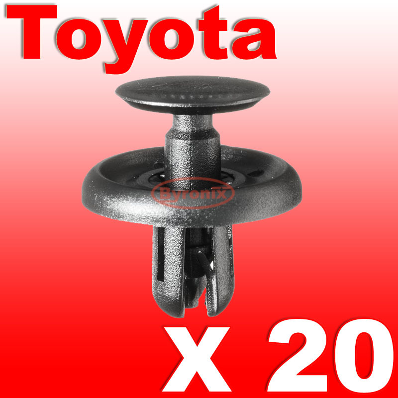 Plastic Trim Clips Toyota Wheel Arch Inner Wing Lining Lower Engine ...