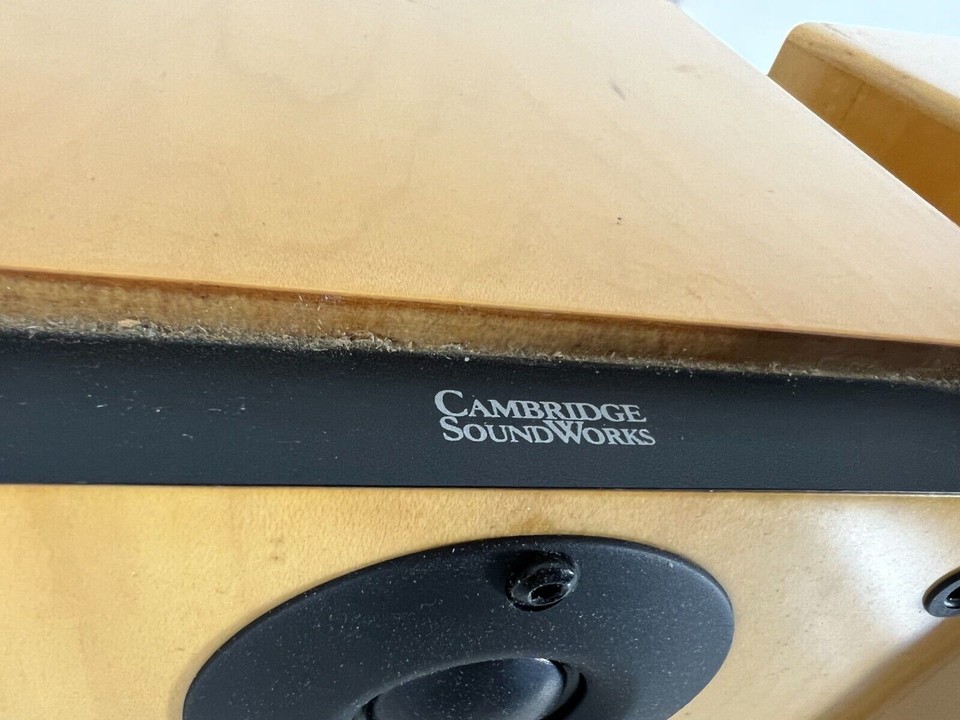 Cambridge Soundworks M50 by Henry Kloss Beautiful Wood Speakers | eBay