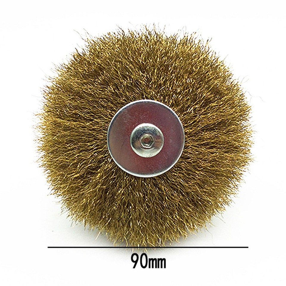 Set of 2 Wire Flower Head Buffing Wheel for Drill Polishing Brush ...