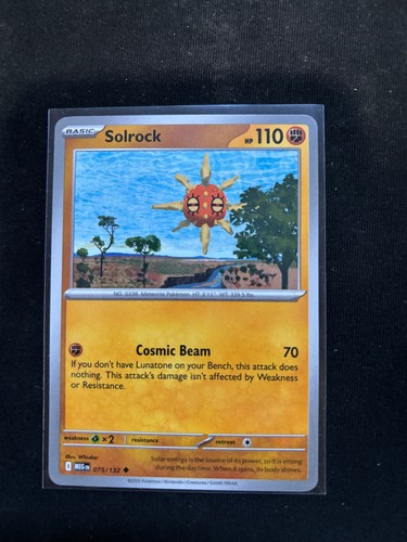 Solrock 075/132 Uncommon Regular - Pokemon TCG Mega Evolution - NM | eBay