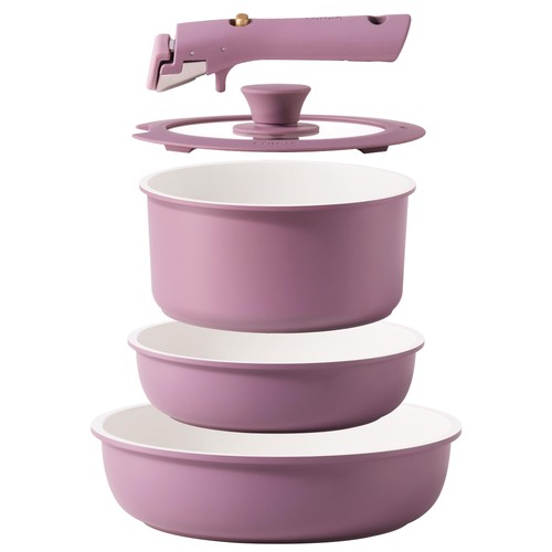 5pcs Pots and Pans Set Non stick,Cookware Set Detachable Handle,kitchen ...