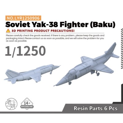 Yao's Studio LYR1250906 1/1250 Military Model Kit Soviet Yak-38 Fighter ...