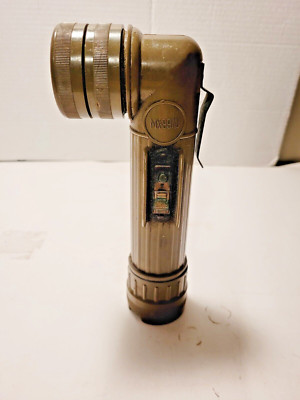 Vintage US Army Fulton MX-991U Angle Head Handheld Flashlight Green USA ...