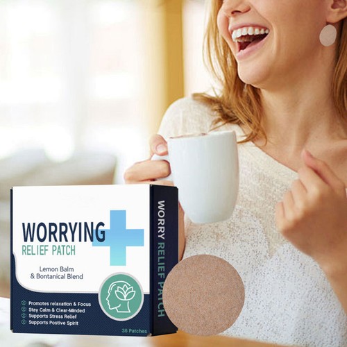 36pcs Worrying Relief Patch Relaxing Relieve Anxiety Stress Acupoint ...