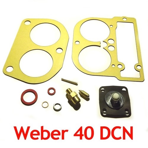 Weber 40 DCN service gasket kit repair set with diaphragm valve float ...