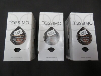 (3) Boxes Tassimo Carte Noire Signature Roast Coffee 6 T Discs Per Box ...