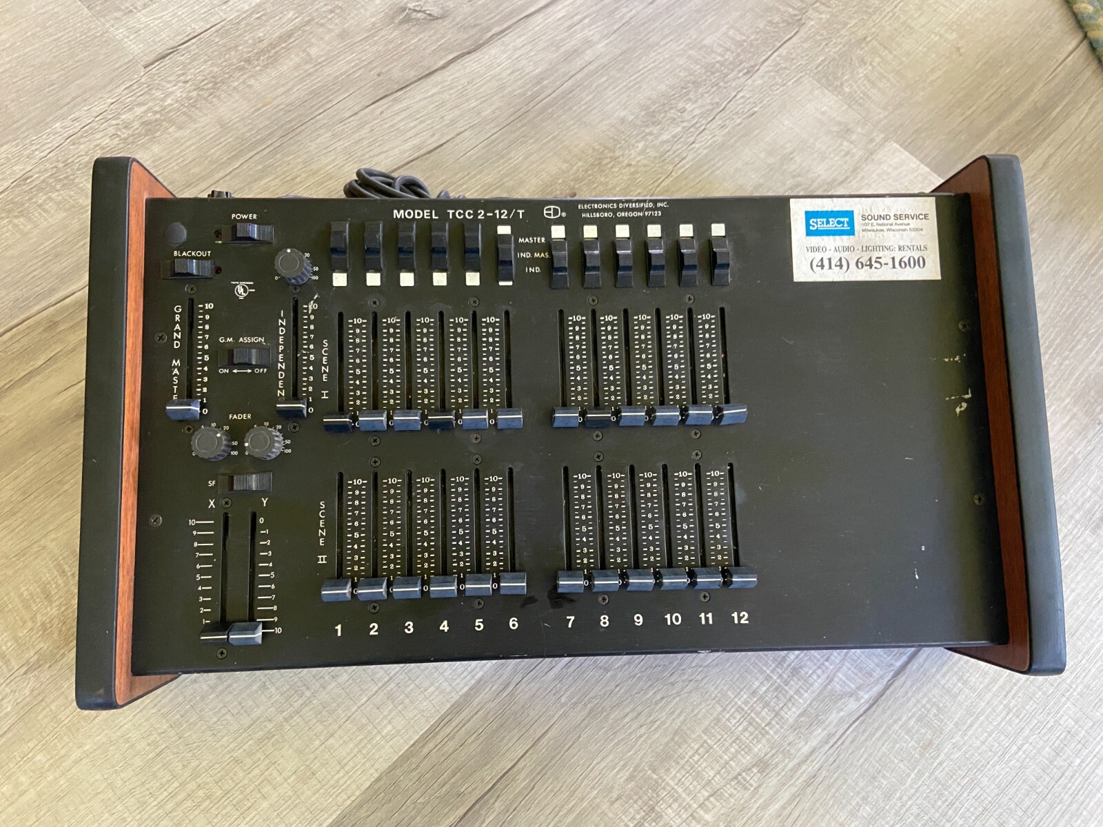 Electronics Diversified TCC 2-12/T Light Control Board Great Condition ...