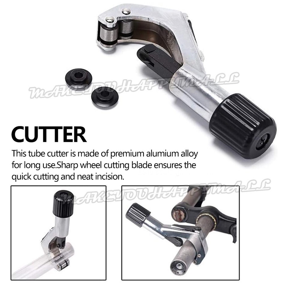 13Pcs Brake Air Line Double Flare Flaring Tool Kit Set + 3 in 1 Tube ...