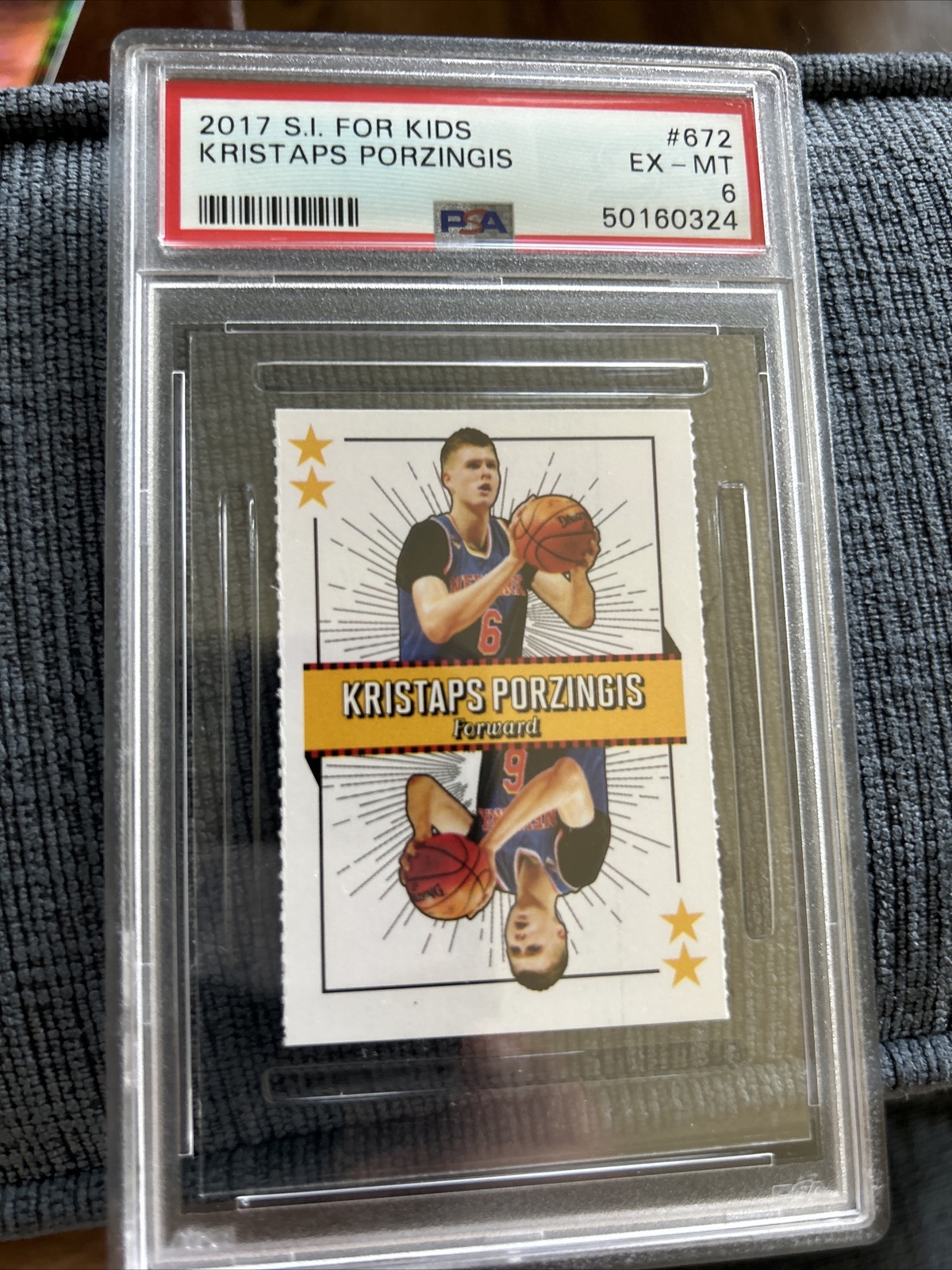 KRISTAPS PORZINGIS RARE SPORTS ILLUSTRATED FOR KIDS SI KNICKS 2017 MINI ...