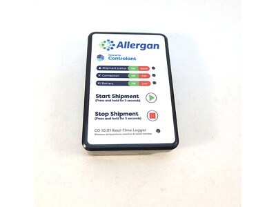 Allergan Powered By Controlant CO 10.01 Real-Time Logger | eBay