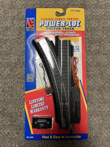 Life-Like Trains HO Switch Track Power Loc Left Hand 21306 Factory for ...