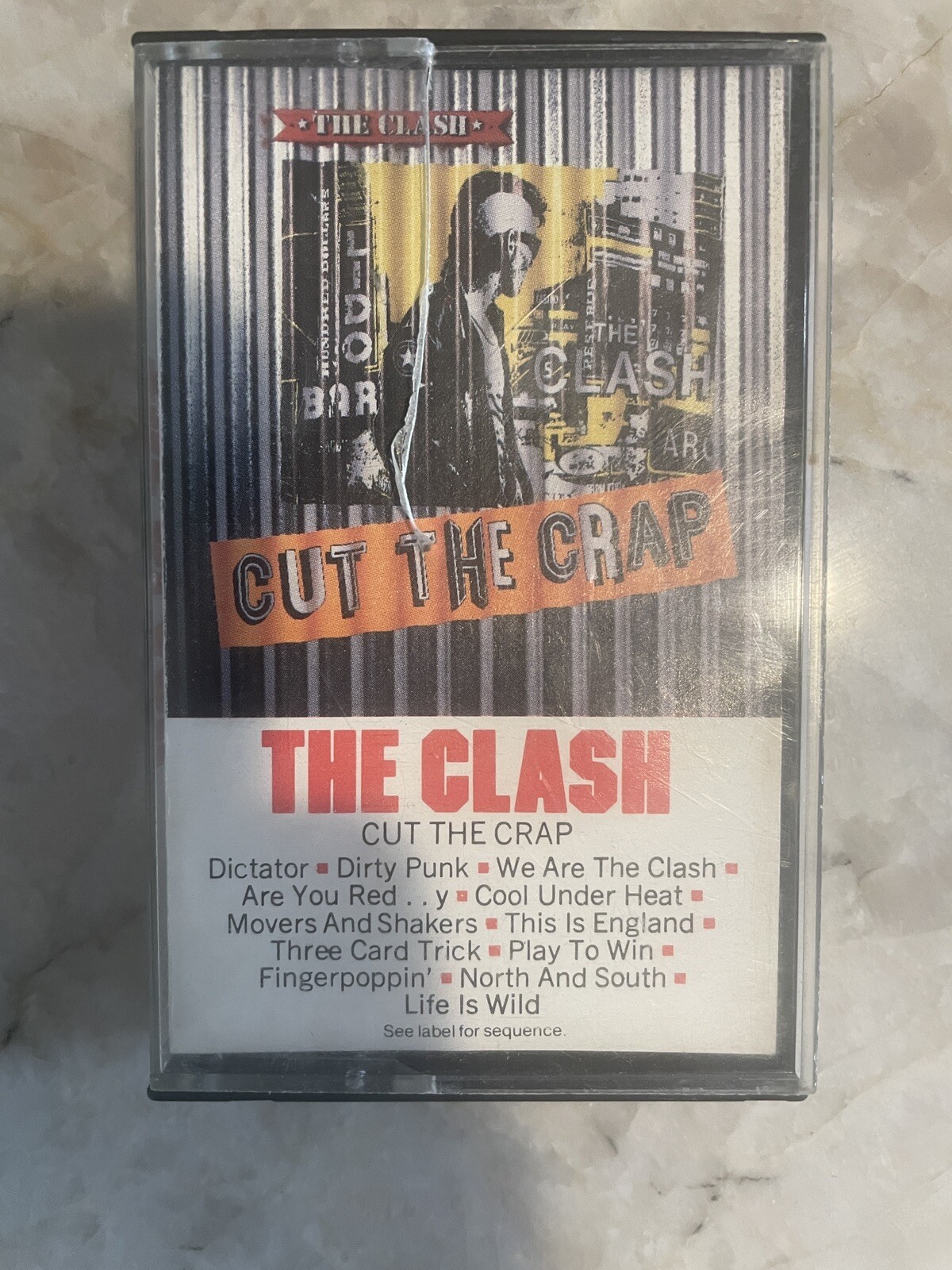 The Clash Cut The Crap (1985) - RARE - Cassette Tape PUNK ROCK | eBay