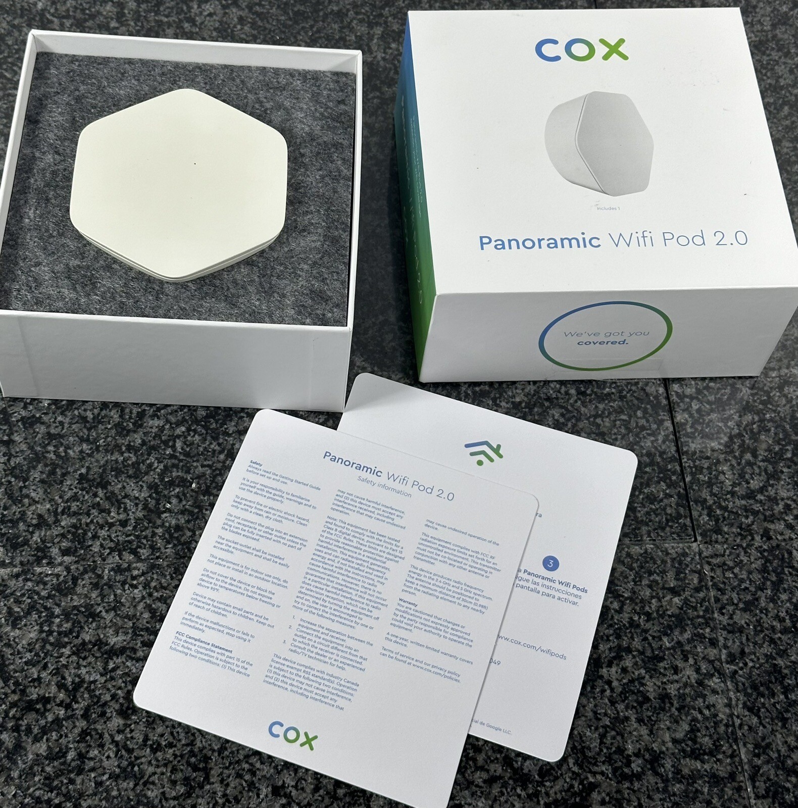 Cox Panoramic Wifi Pod 2.0 Extender XE2-SG for sale online | eBay