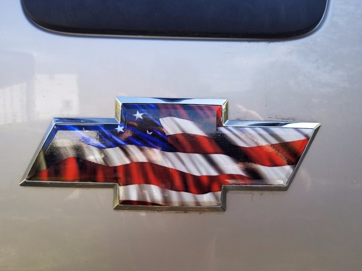 American Flag Chevy Bowtie Compatible W/2015 2024 Chevy Colorado ONLY