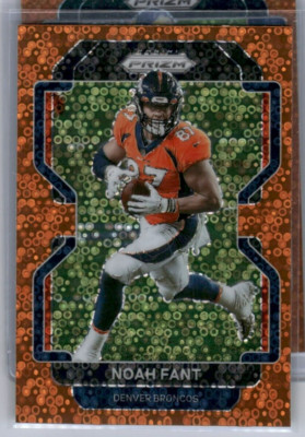 NOAH FANT 2021 PRIZM NO HUDDLE ORANGE DISCO PRIZM BRONCOS K3 | eBay