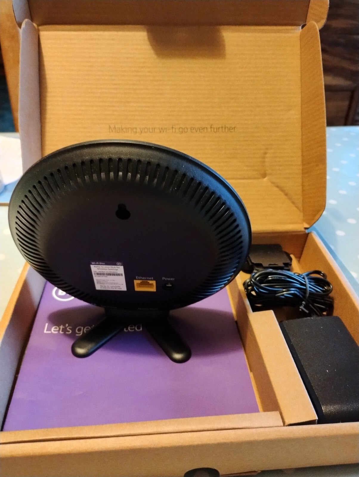 BT Wi-Fi Disc Complete Extender for Smart Hub 2 - Black (092822) With ...