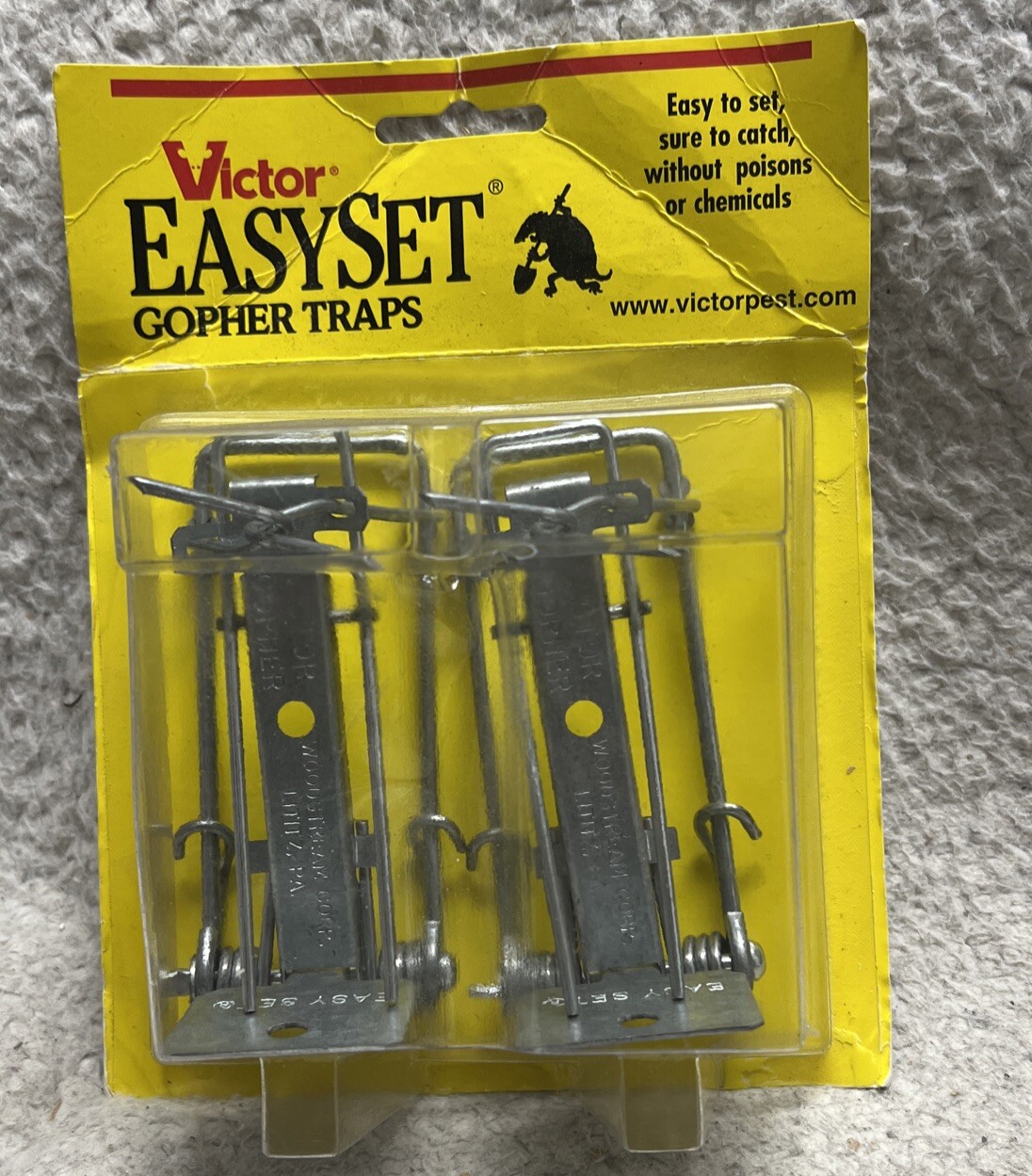 Easy-Set Outdoor Gopher Traps (2-Pack) New In Package | eBay