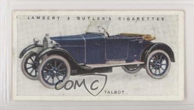 1922-23 Lambert & Butler Motor Cars Series 2 Tobacco Talbot #35 z6d | eBay