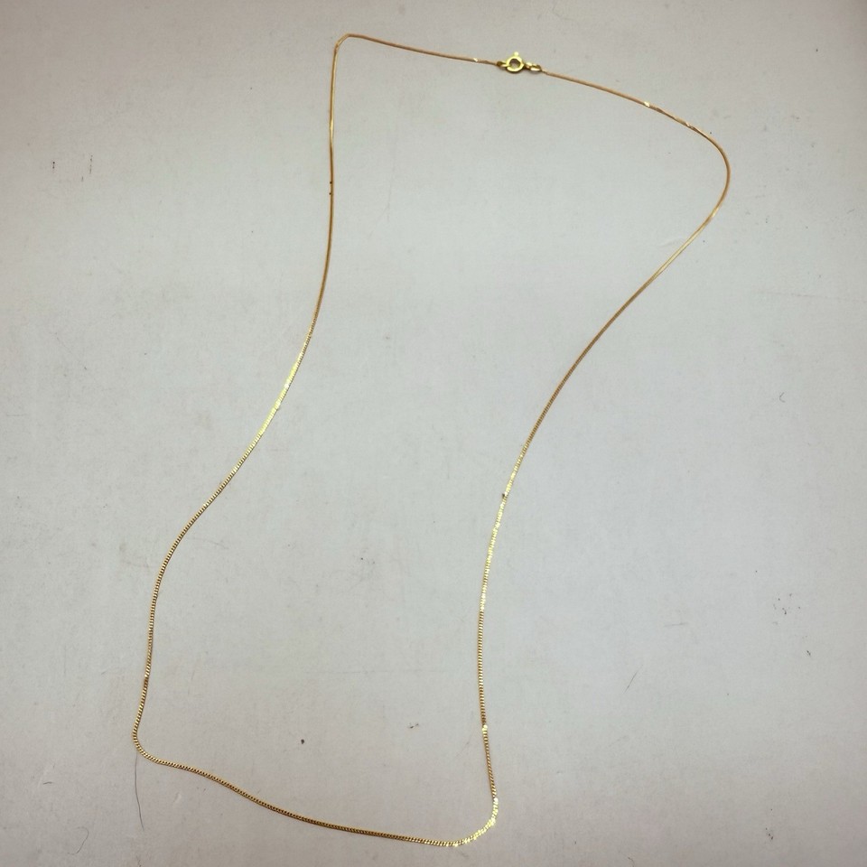 Brand New Unworn 9K Yellow Curb Chain (Size - 44cm | eBay UK