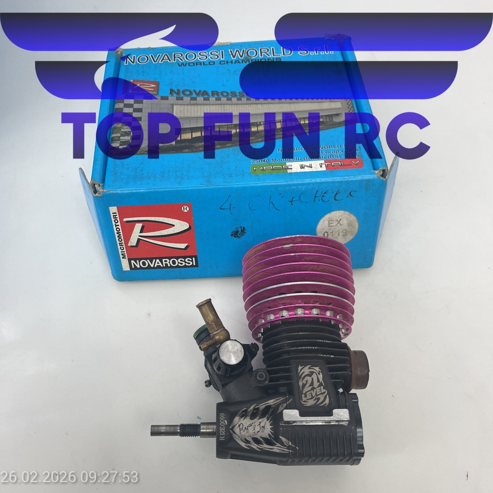 LEVEL 21 RYAN LUTZ ALPHA NITRO RC ENGINE RACING | eBay
