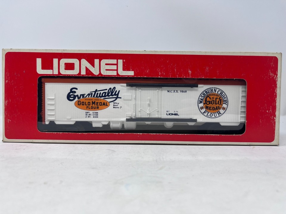 Lionel Gold Medal Flour Billboard Reefer O Gauge 6-9860 New Open Box | eBay