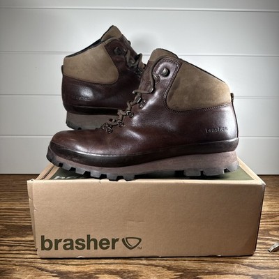 Brasher Hillmaster Classic Air 8 Mens Walking Boots Brown Leather ...